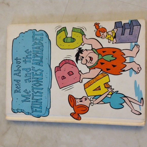 Other | Vintage Read About Me And The Flintstones Alphabet Hard Cover ...